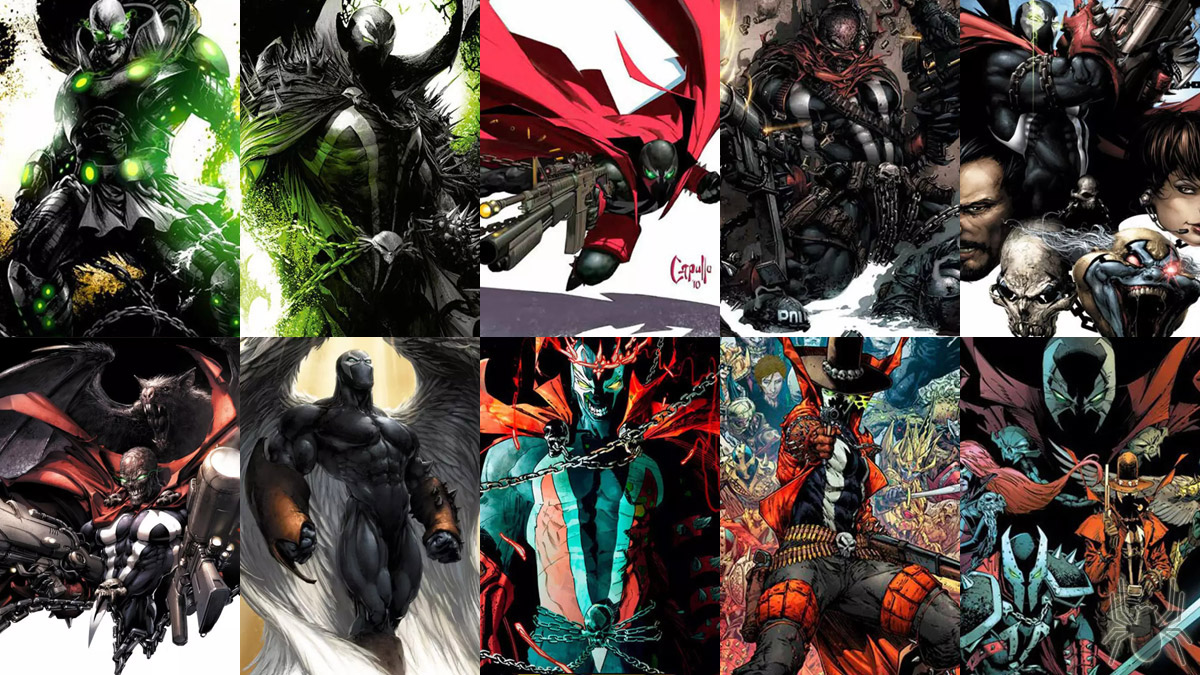 Volumes 6 e 7 de Spawn, 8 a 12 de Origens, segundo de Rei Spawn e os primeiros de Pistoleiro e ...